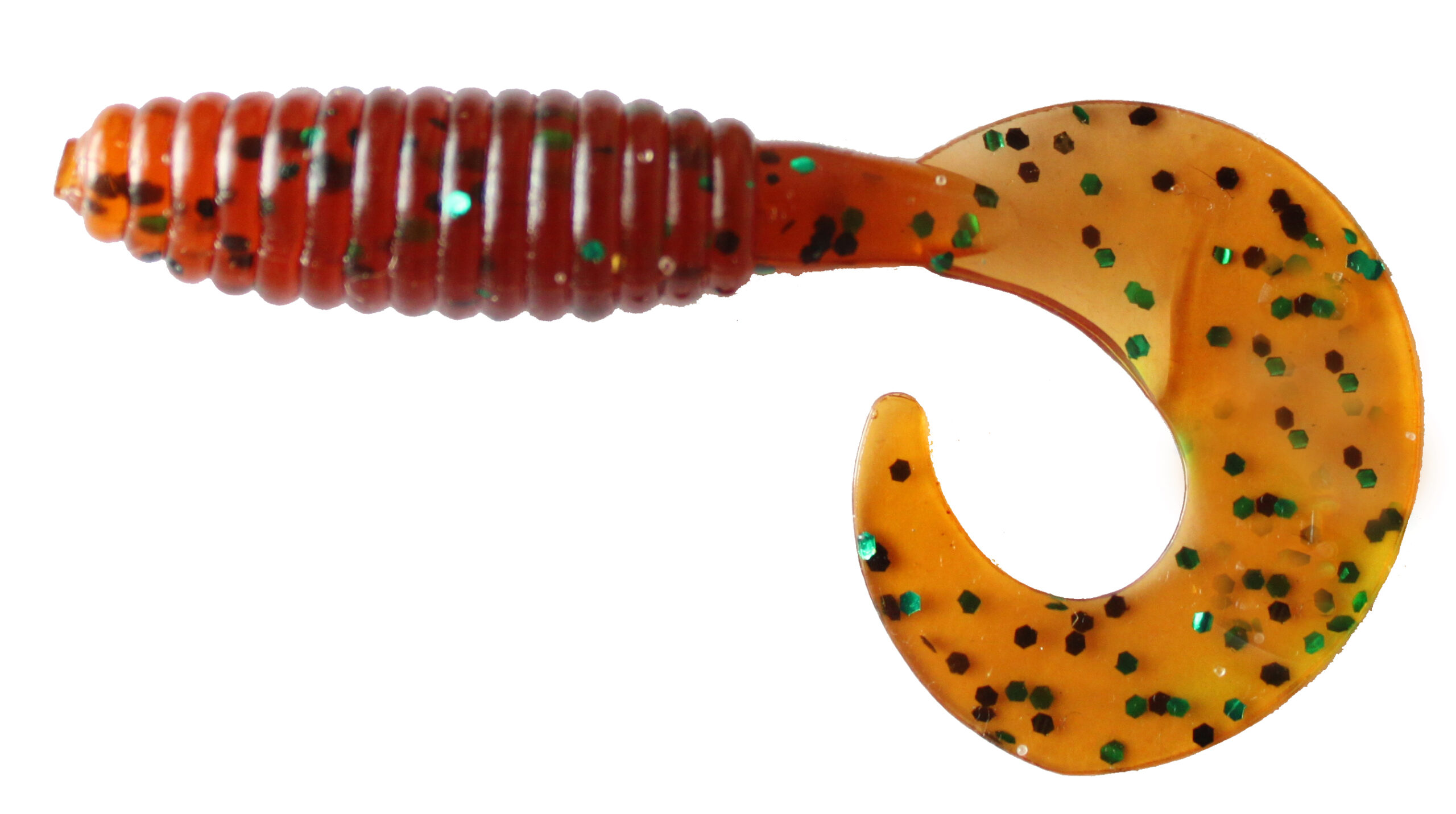 3" Pumpkin Green Pepper Fat Grubs - Rocky Mountain Tackle